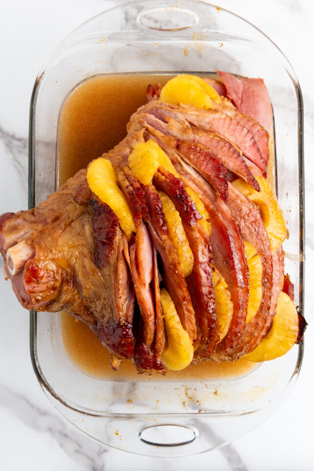 How to Make Pineapple Brown Sugar Glaze for Ham - A Sparkle of Genius