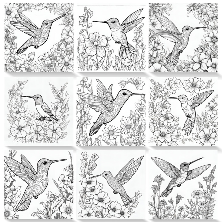 32 free Hummingbird Coloring Pages - A Sparkle of Genius