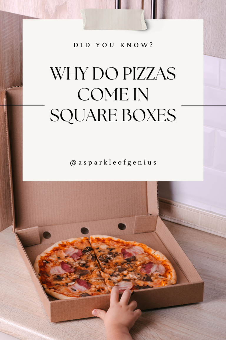 Why do pizzas come in square boxes? - A Sparkle of Genius