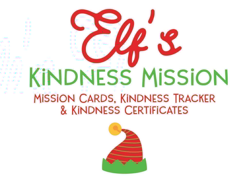 24 day Elf Kindness Challenge Ideas (free printable) - A Sparkle of Genius