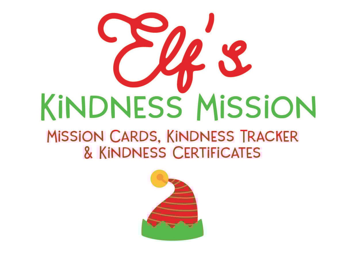 24 day Elf Kindness Challenge Ideas (free printable) - A Sparkle of Genius