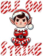 Bad Behavior Elf on Strike Printable - A Sparkle of Genius