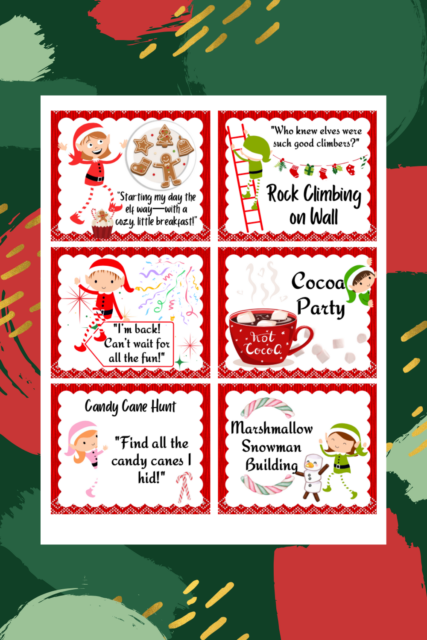 Printable 24 Day Elf Bundle - A Sparkle of Genius
