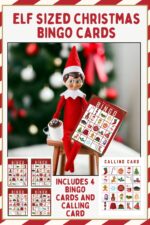 Elf sized Christmas Bingo Cards - A Sparkle of Genius
