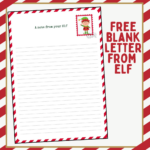 Printable Blank Letter from Elf (Free Printables) - A Sparkle of Genius