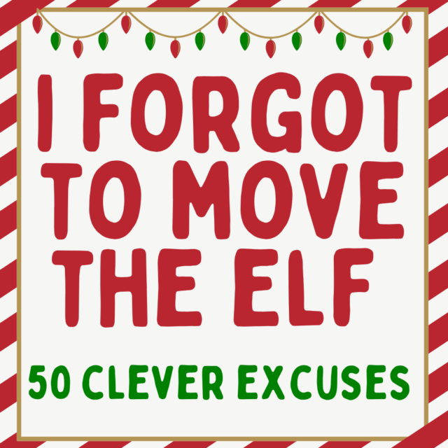 I Forgot to Move the Elf (fast excuses) - A Sparkle of Genius