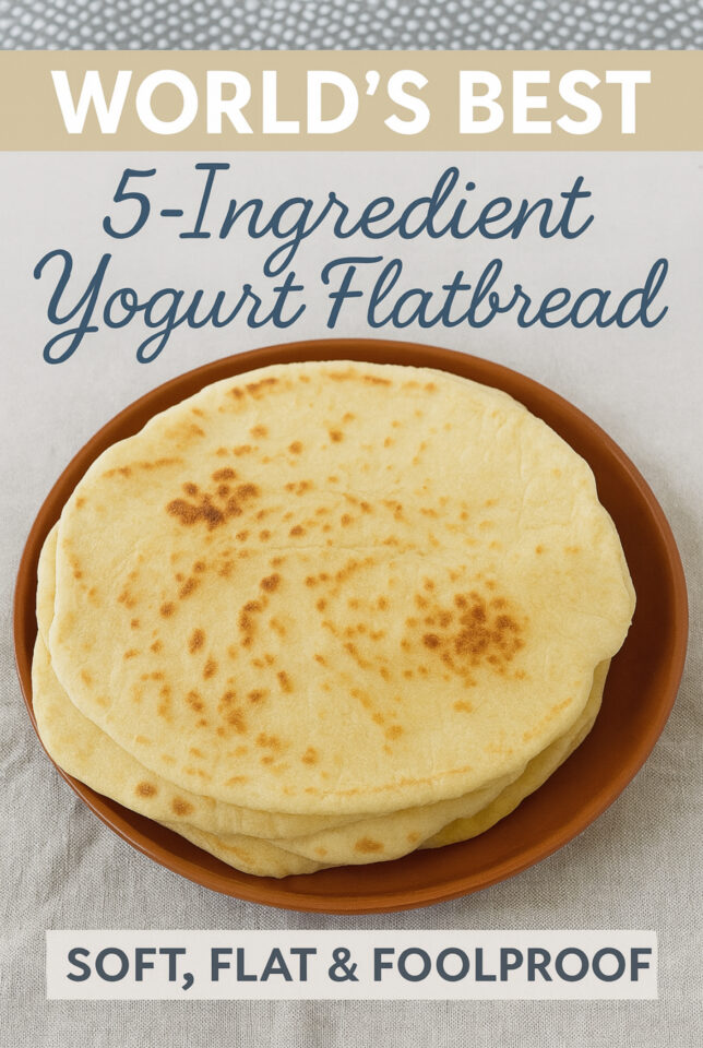 Easy Yogurt Flatbread Recipe -Quick No Yeast Flatbreads - A Sparkle of ...