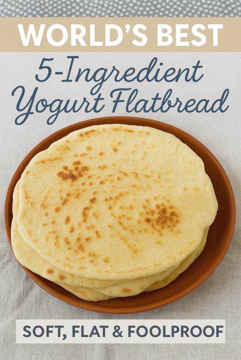 Easy Yogurt Flatbread Recipe -Quick No Yeast Flatbreads - A Sparkle of ...