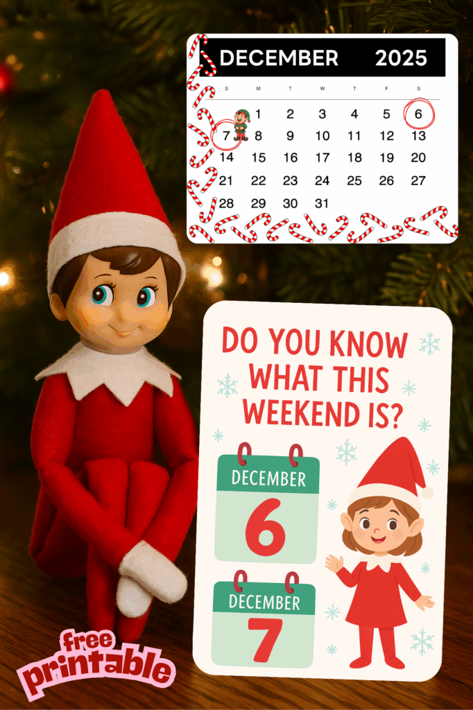 6 7 elf weekend printable - A Sparkle of Genius